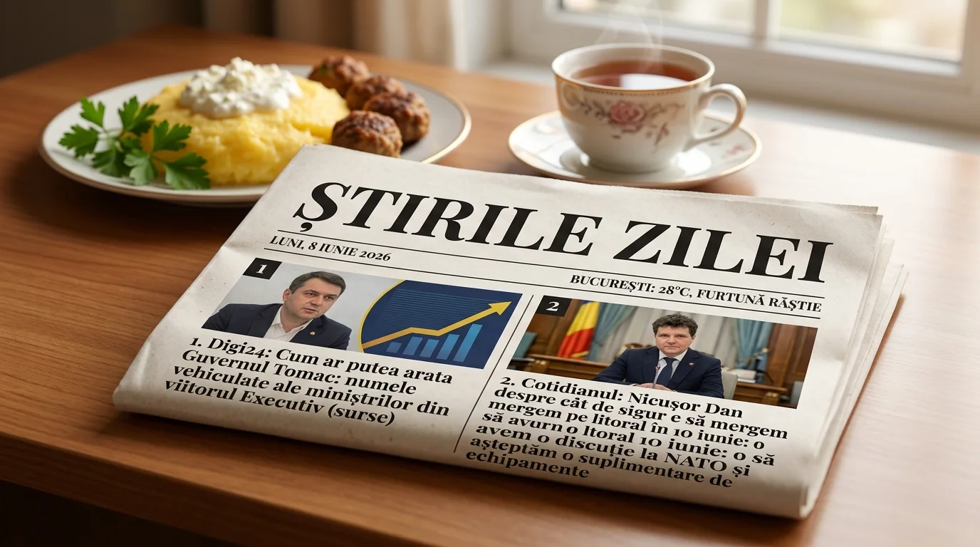 Știrile zilei - 8 iunie 2026 ⋆ zoso blog
